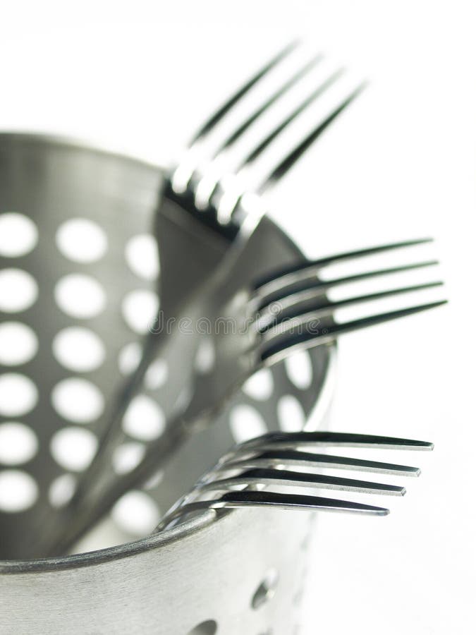 Forks stock photo. Image of fork, forks, container, three - 8426412