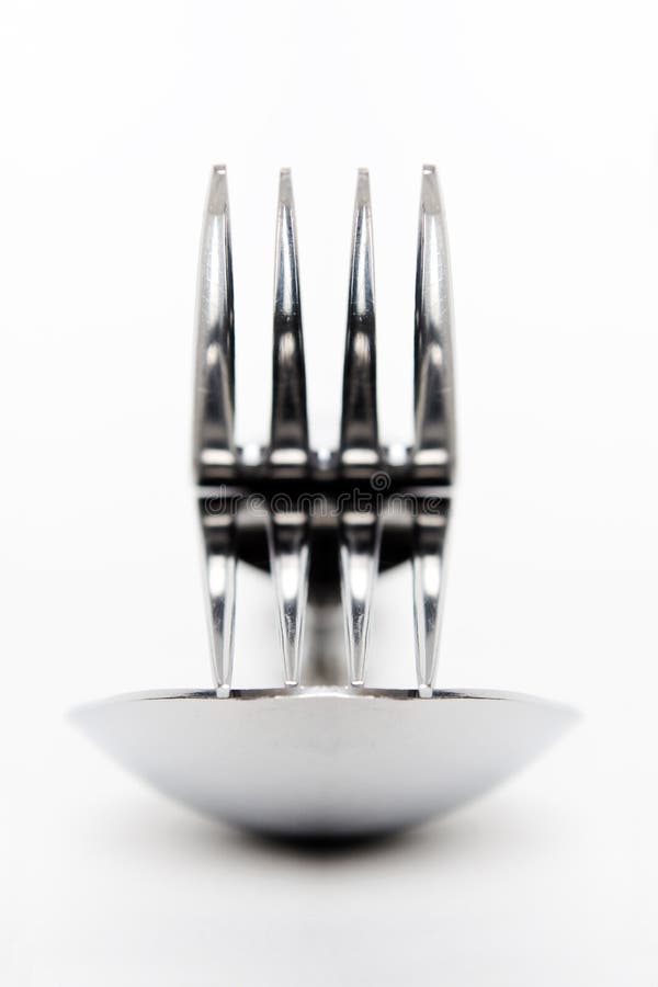 Forks on Spoon stock photo. Image of handle, isolated - 30476966
