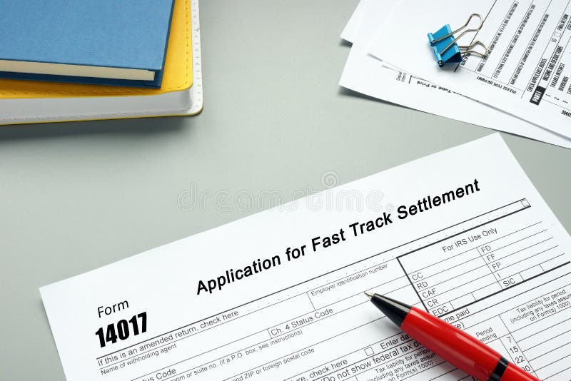 Form 14017 Application for Fast Track Settlement Phrase on the Page ...