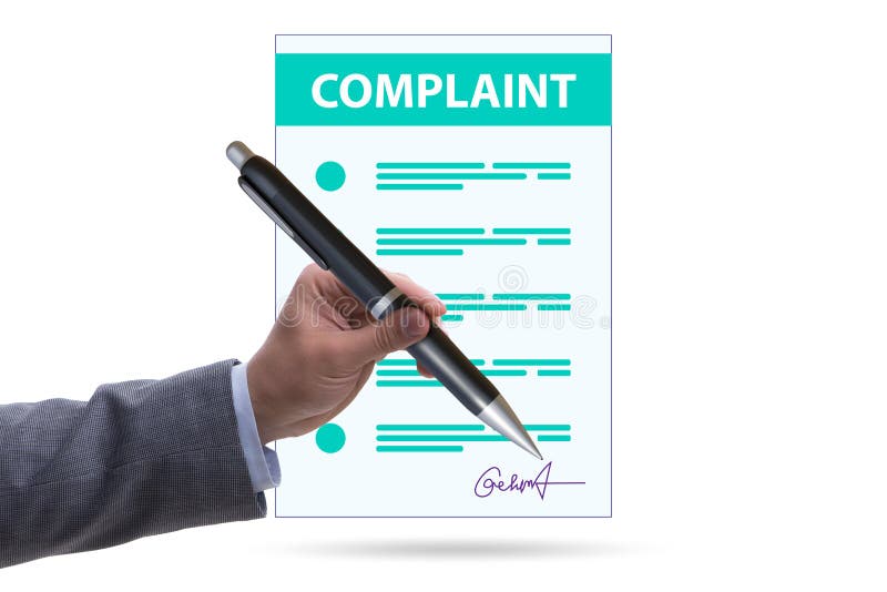 Form with Complaint from the Customer Stock Image - Image of ...
