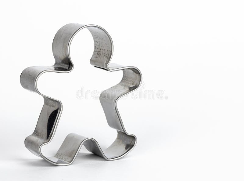 Form for Cookies. a Form in the Form of a Gingerbread Man for Baking ...