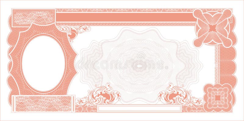 Side portrait banknote red stock illustration. Illustration of artwork ...