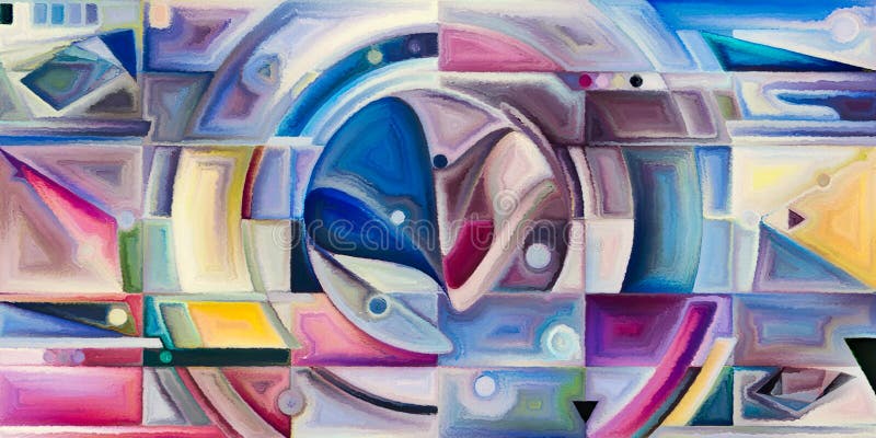 Canvas Division in Art stock illustration. Illustration of gradient ...