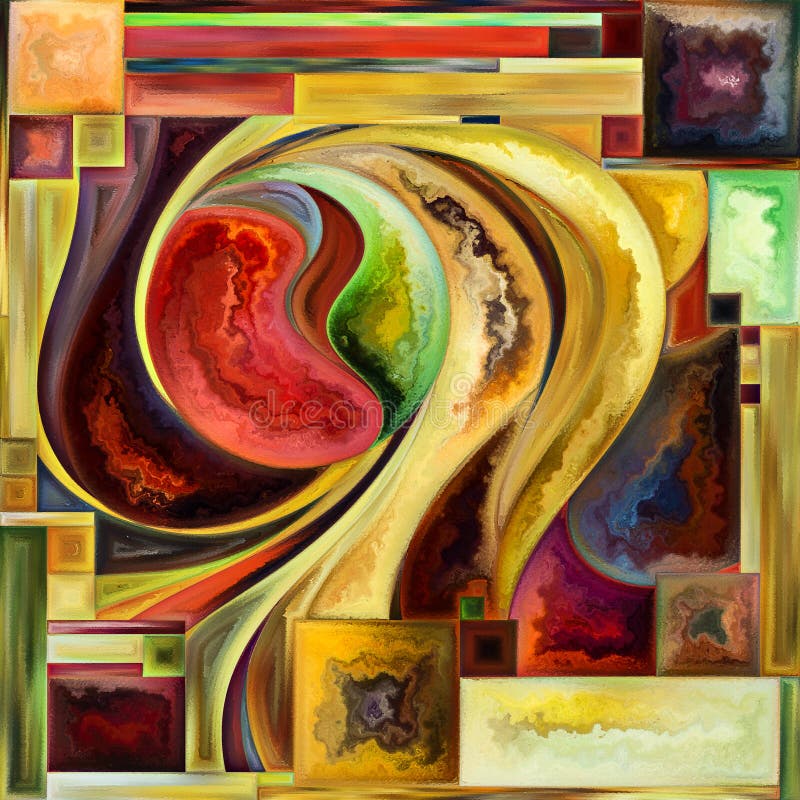 Form Division in Art stock illustration. Illustration of artwork ...