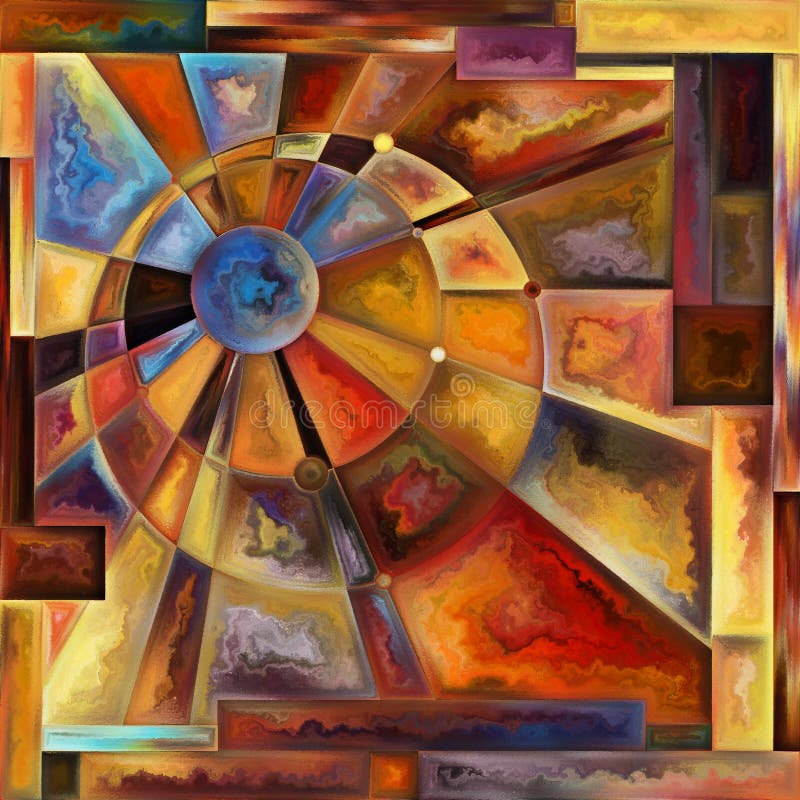 Form Division in Art stock illustration. Illustration of allegory ...