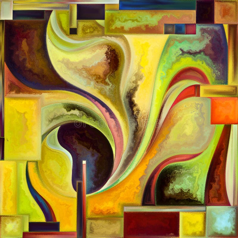 Form Division in Art stock illustration. Illustration of layout - 183094220