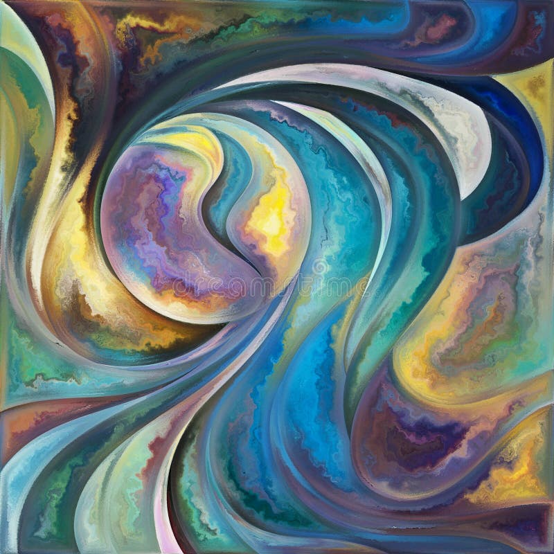 Form Division in Art stock illustration. Illustration of multicolored ...