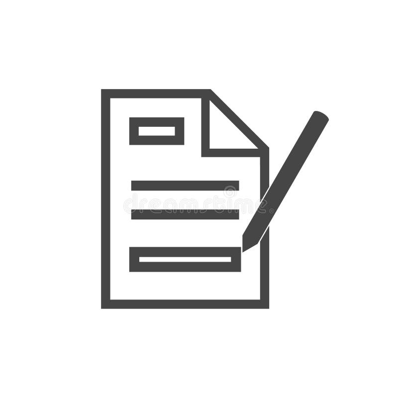 Form, Form Logo, Document Icon, Color Set Stock Vector - Illustration ...