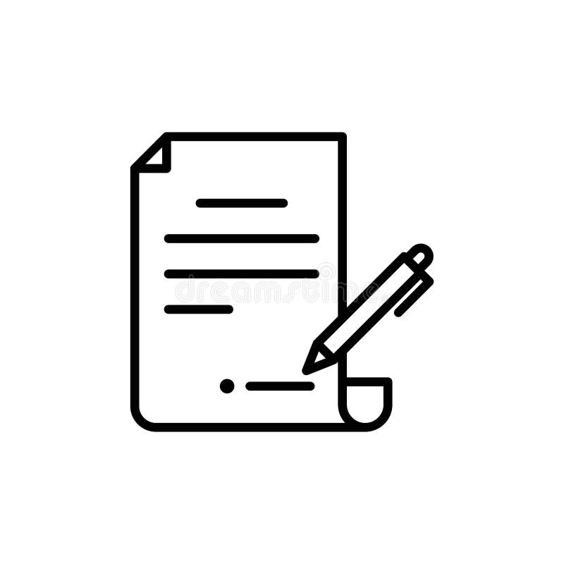 Form Icon Ideal for Surveys and Applications Stock Vector ...