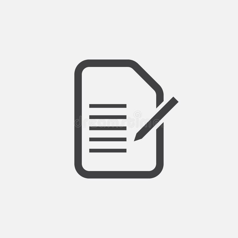 Form Icon Vector Illustration Isolated on White . Stock Vector ...