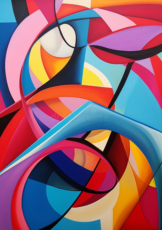 Design Colorful Shape Form Creative Background Abstract Graphic Effect ...