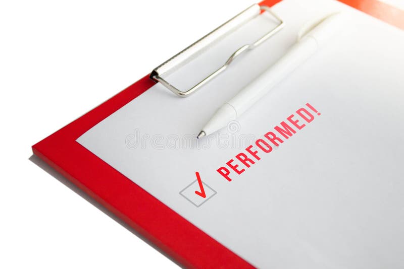 Check Mark Done and Accepted. Yes and No, Choice.Form on the Progress ...