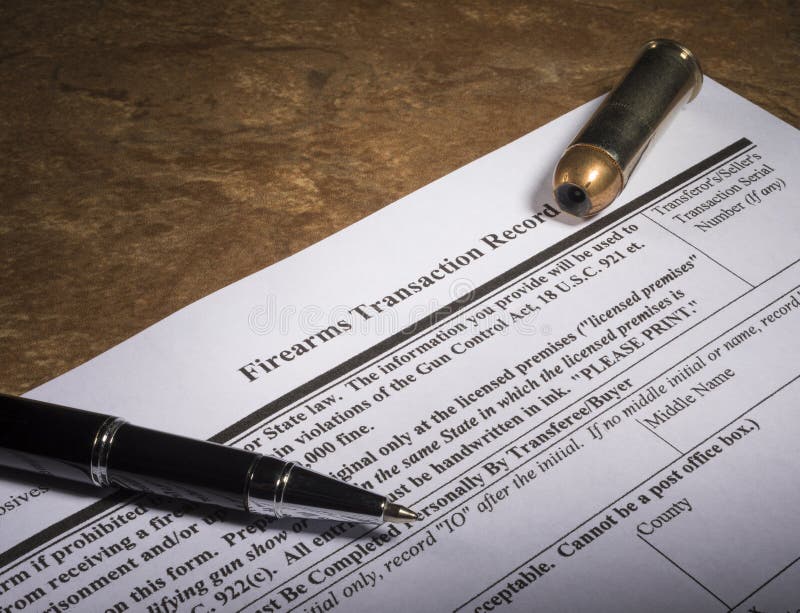 Pen And Ammo On The Fbi Nics Forms That Are Available In The Public