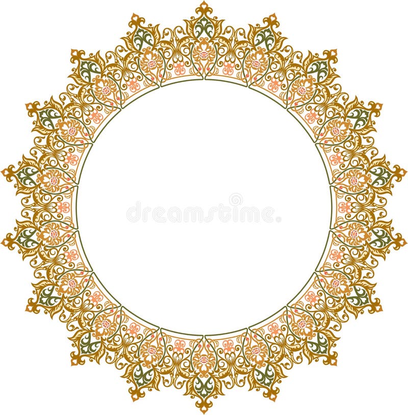 Forma circular ilustración del vector. Ilustración de manta - 39742308