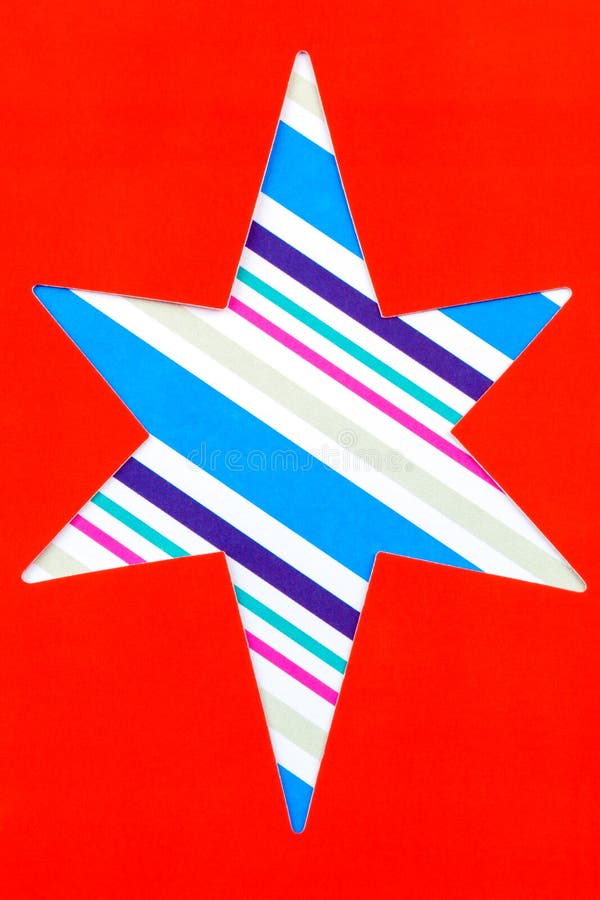Forma De La Estrella Del Recorte Imagen de archivo - Imagen de colorido ...