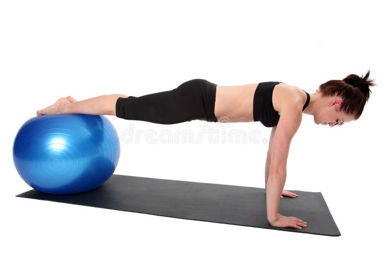 Forma fisica - Pilates immagine stock. Immagine di posizioni - 31556877