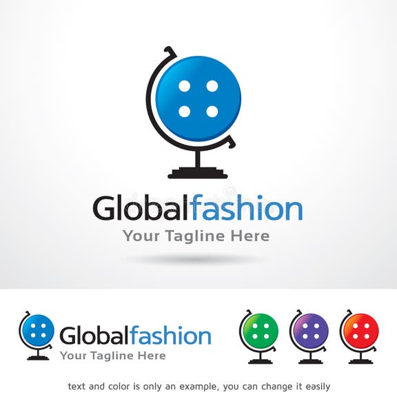 Forma Global Logo Template Design Vetora Ilustração do Vetor ...