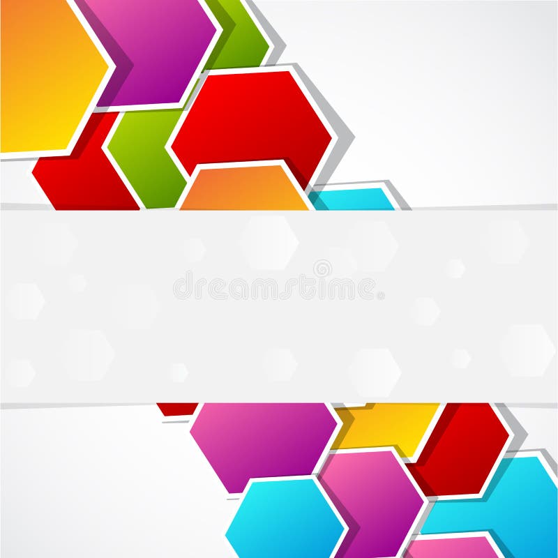 Forma poligonal coloreada ilustración del vector. Ilustración de fondo ...