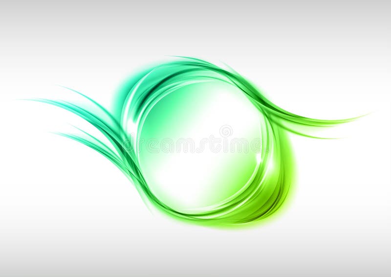 Círculo verde ilustración del vector. Ilustración de colorido - 25317275