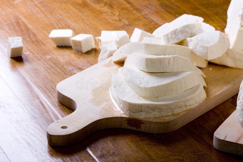 Formaggio bianco immagine stock. Immagine di formaggio - 12219639