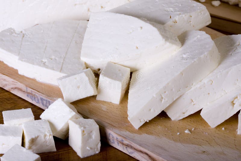 Formaggio bianco immagine stock. Immagine di formaggio - 12219639