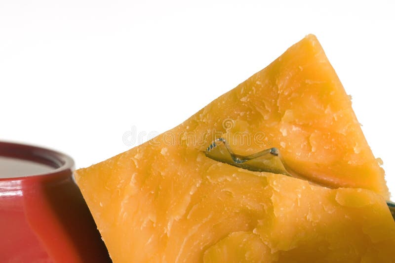 Formaggio Cheddar Arancione Fotografia Stock - Immagine di nutriente ...