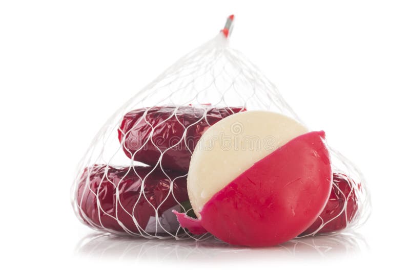 Formaggio Di Babybel in Cera Rossa Immagine Stock - Immagine di cera ...