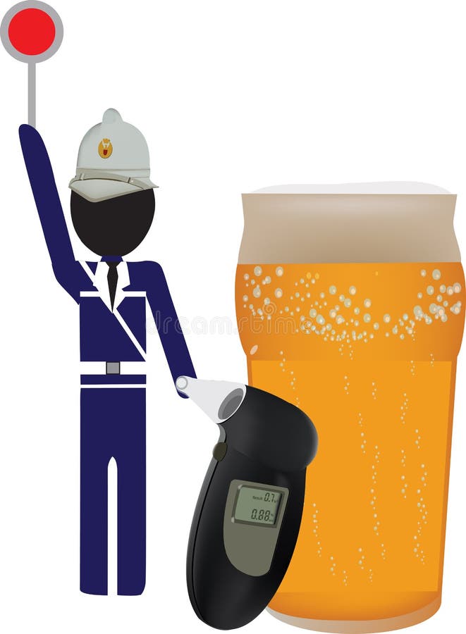 Breathalyzer Alcohol Stock Illustrations – 80 Breathalyzer Alcohol ...