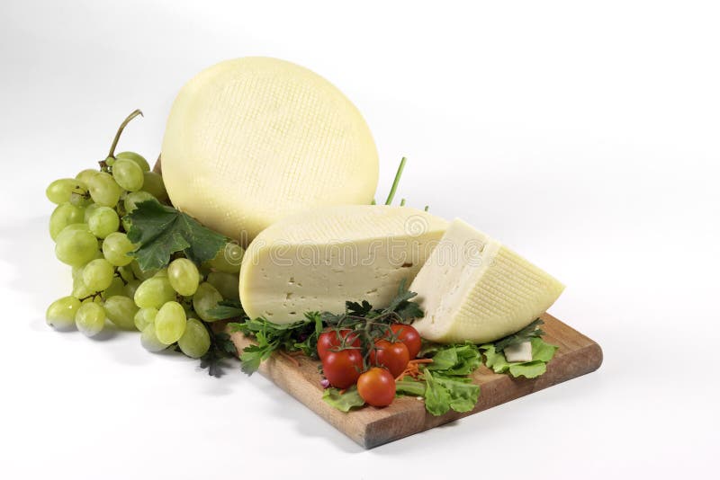 Formaggio Fresco Della Caciotta Immagine Stock - Immagine di chiusura ...