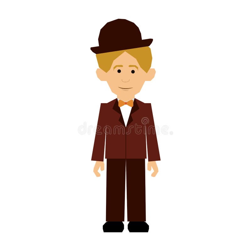 Formal Dress Man Icon Image Stock Vector - Illustration of manager ...