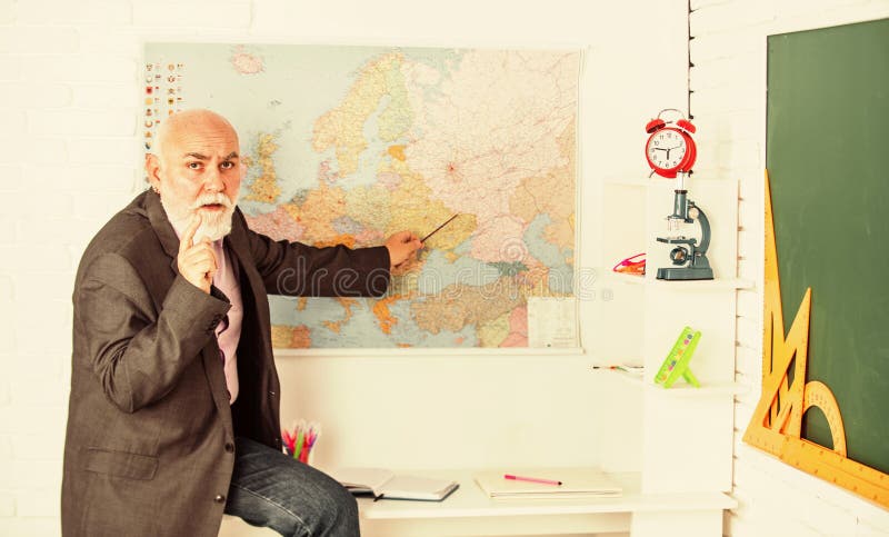 Knowledge and Culture are Each Dynamic. Teaching Changed. Man Bearded ...