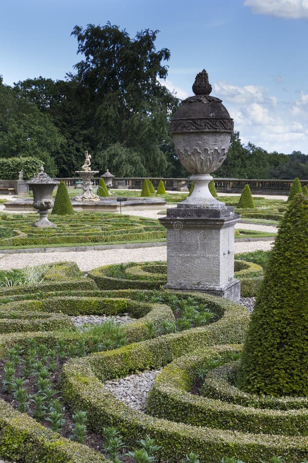 Formal gardens stock photo. Image of glade, medieval - 41736122