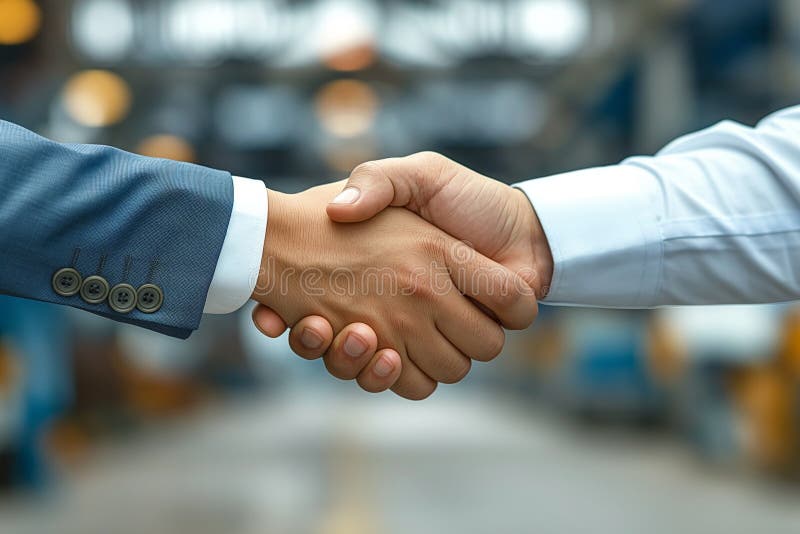 Formal Handshake Representing Unity in Business Setting. Stock ...