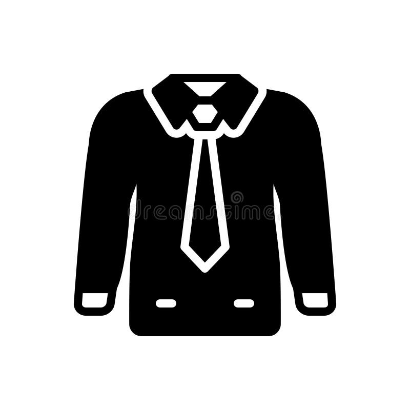 Mix Icon for Formal Wear, Uniform and Suit Stock Vector - Illustration ...