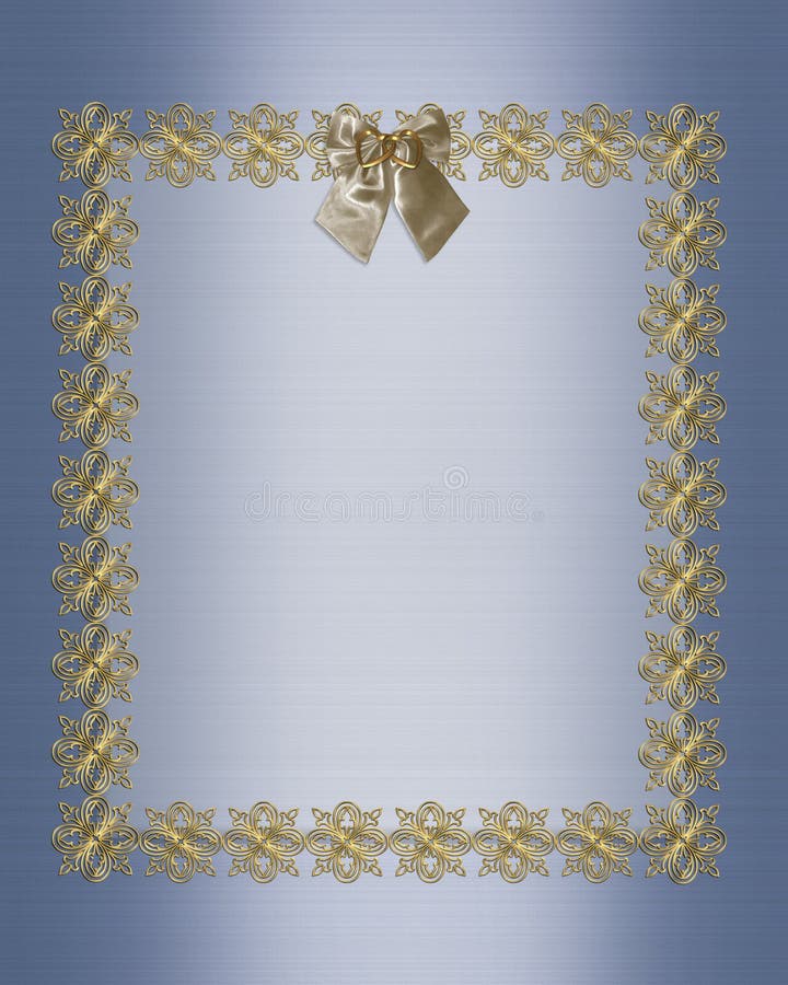 Formal Invitation Satin Template Stock Illustration - Illustration of ...