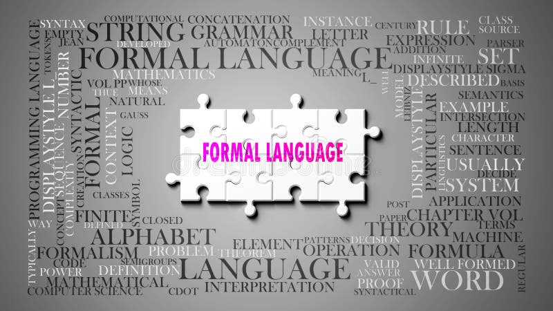 Formal Language As a Complex Subject, Related To Important Topics ...