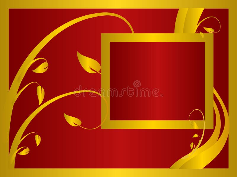Formal Red Floral Background Stock Vector - Illustration of floral ...