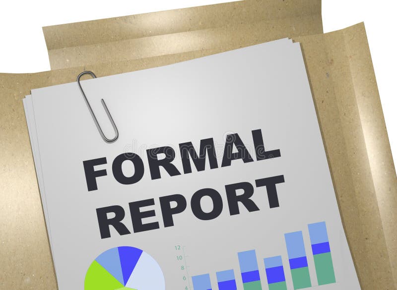 Formal Report concept stock illustration. Illustration of magazine ...