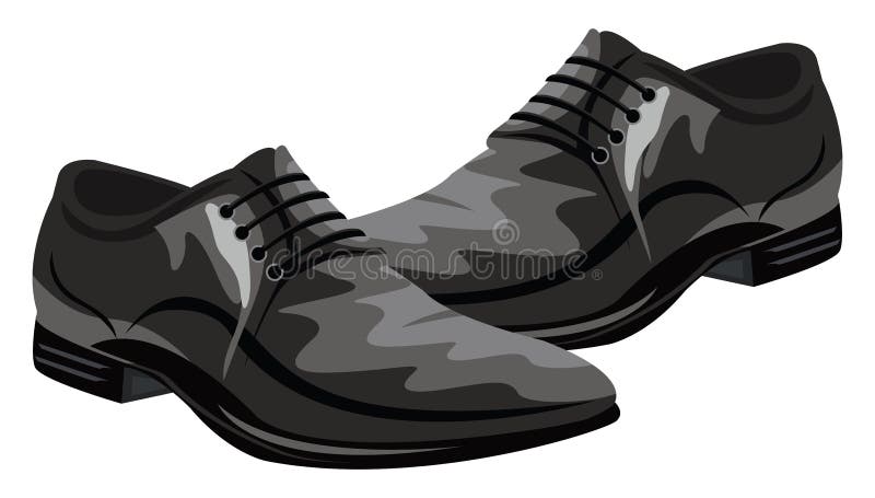 Formal Shoes Isolated stock illustration. Illustration of elegant ...