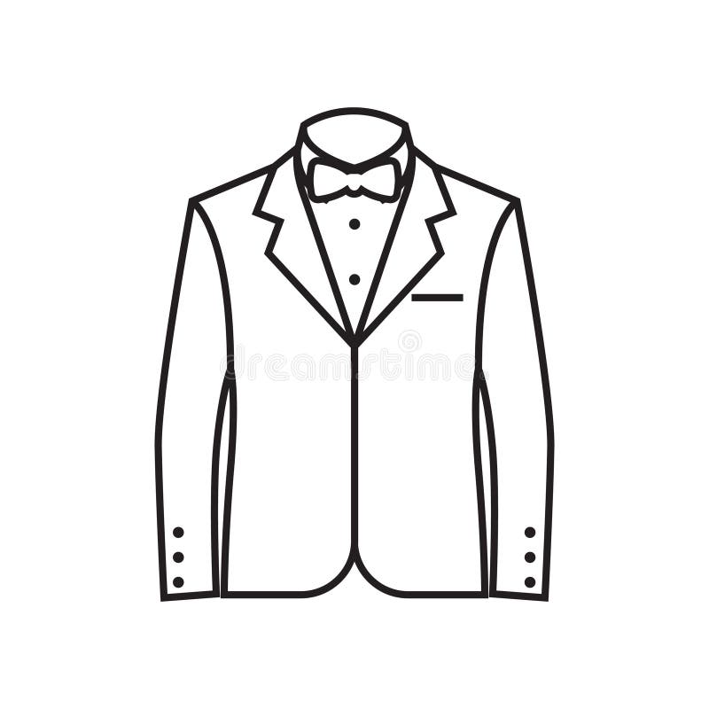 Grooms Suit Sketch Nolan Icon. Simple Thin Line, Outline Vector Of ...