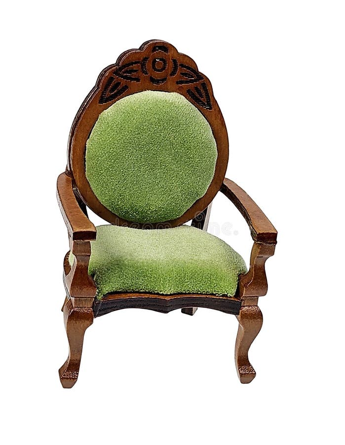 Formal Wooden green Chair stock image. Image of vintage - 340269811