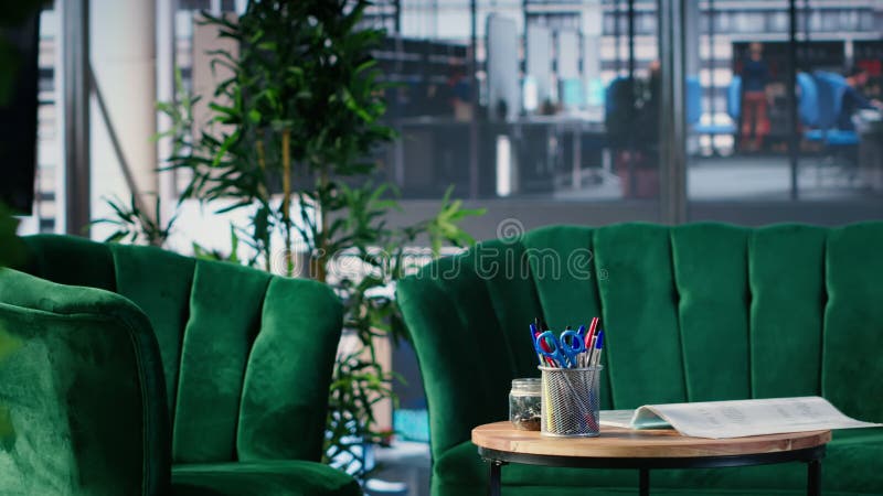 Formal Work Environment in a Boardroom Office Arranged with Chairs ...