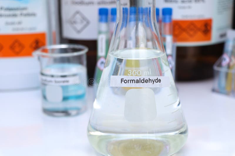 Formaldehyde in Glass, Chemical in the Laboratory Stock Image - Image ...