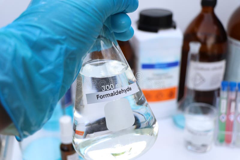 Formaldehyde in Glass, Chemical in the Laboratory Stock Photo - Image ...