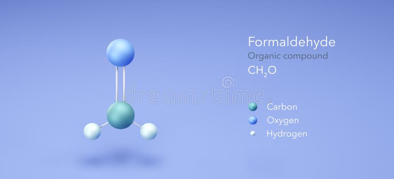 Formaldehyde, Organic Compound, Molecular Structures, 3d Model ...