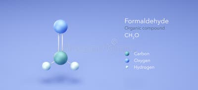 Formaldehyde, Organic Compound, Molecular Structures, 3d Model ...