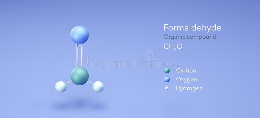 Formaldehyde, Organic Compound, Molecular Structures, 3d Model ...