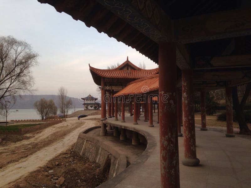 Formally Rest Pavilion on Highway Stock Photo - Image of plant, rest ...