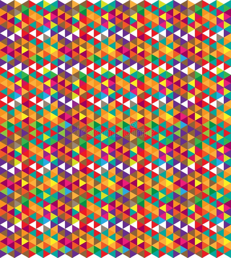 Formas Geométricas Coloridas Abstractas Ilustración del Vector ...