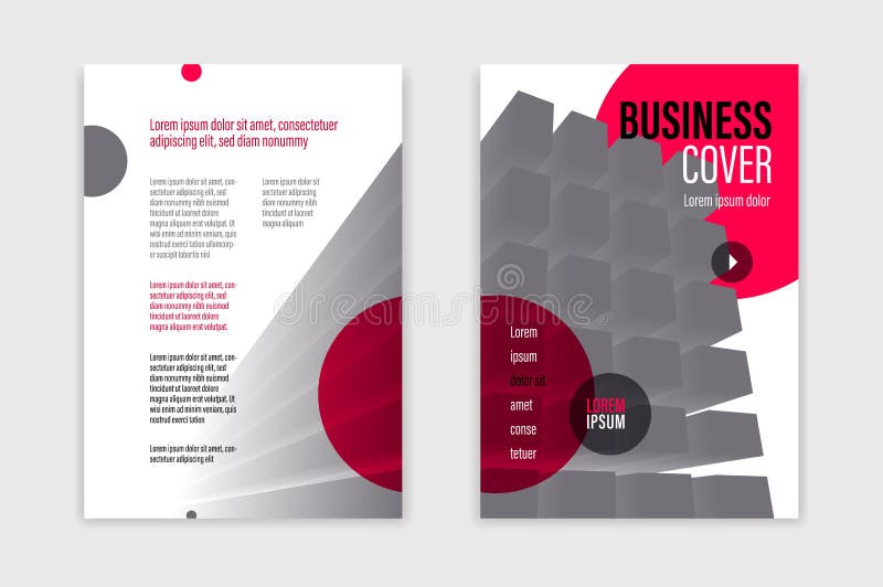 A4 Format Brochure or Flyer for Business Advertising with Front and ...